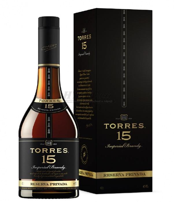 Brandy Torres 15YO 1,0l 40% - AZALKOHOL Eshop - Specializovaný obchod s ...