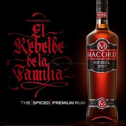Macorix Rebel Spiced 0,7l 30% - AZALKOHOL Eshop - Specializovaný obchod ...