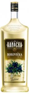 Borovička Hanácká 1,0l 38% - AZALKOHOL Eshop - Specializovaný obchod s ...